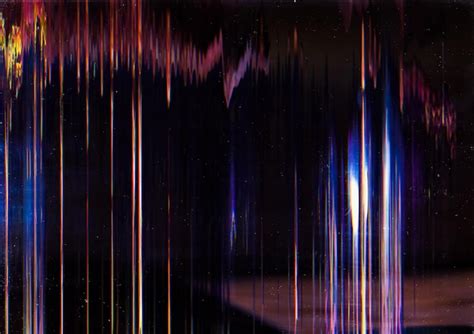 Premium Photo Distorted Screen System Damage Blue Glare Effect On Dark Background