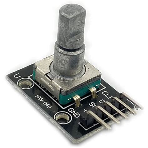 modulo rotary encoder ky 040 girevole e premibile per raspberry pi