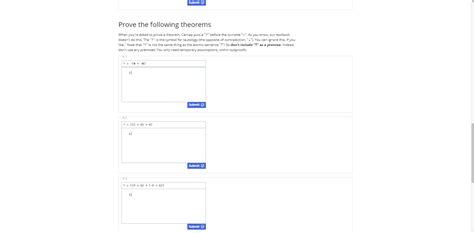 Solved Submit Prove The Following Theorems When You Re Asked Chegg