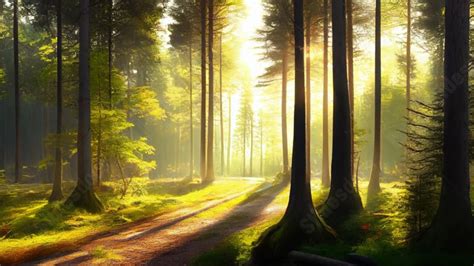 Beautiful Forest Powerpoint Background For Free Download Slidesdocs