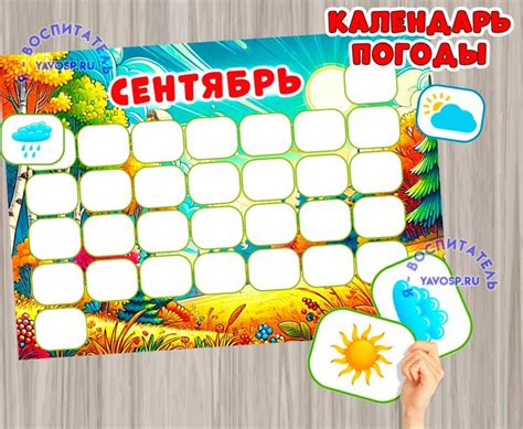 Календарь погоды на весну скачать и распечатать