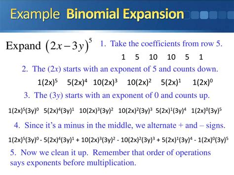 Ppt The Binomial Theorem Powerpoint Presentation Free Download Id