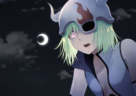 Sumire 1046 Lilynette Gingerbuck Bleach Commentary Request 1girl Arrancar Bare Shoulders