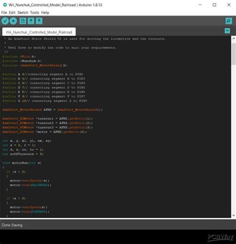 Wii Nunchuk Controlled Model Railroad Share Project Pcbway