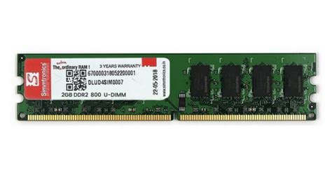 Buy Best 2gb DDR2 800mhz Desktop RAM Online - Simmtronics