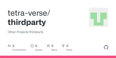 Github Tetra Versethirdparty Other Projects Thirdparty