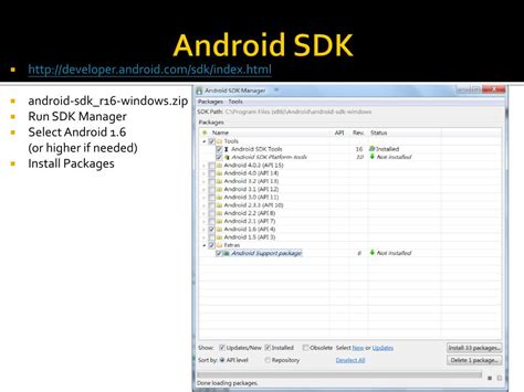 Ppt Android Sdk Powerpoint Presentation Free Download Id3075169