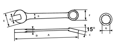 Bato Combination Spanner 34 Mm