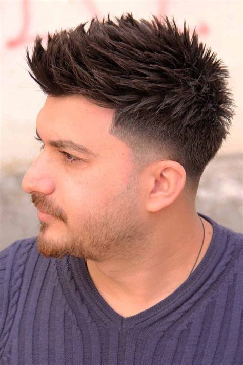 Faux Hawk Haircut Fade