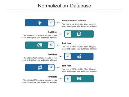 Database Normalization PowerPoint Presentation And Slides PPT Slide SlideTeam