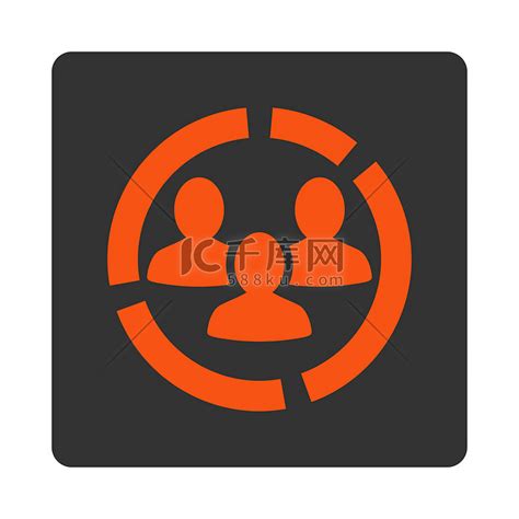 人口统计图图标高清摄影大图 千库网