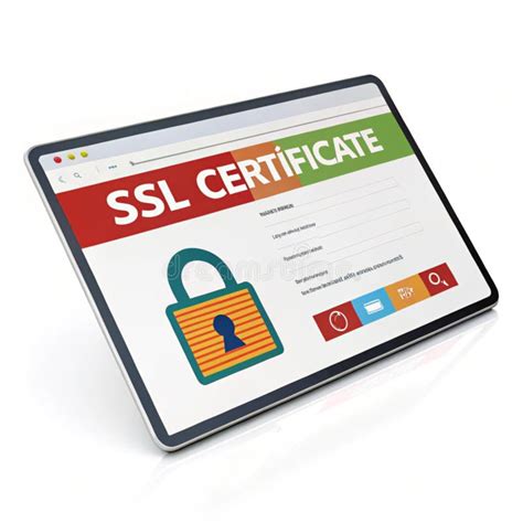3d Ssl Certificate Isolated On White Background Stock Illustration Illustration Of Technology 3d Ssl Certificate Isolated On White Background Stock Illustration Illustration Of Technology