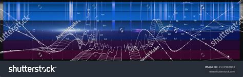 abstract technology background wireframe white grid stock illustration