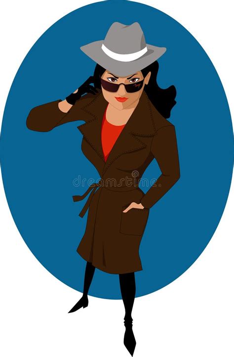 Female Secret Agent Cartoon Stock Illustrations 241 Female Secret