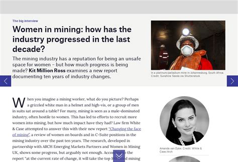 Women In Mining How Has The Industry Progressed In The Last Decade Mine Australia Issue