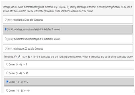 [solved] The Flight Path Of A Rocket Launched From The Ground Is Modeled Course Hero