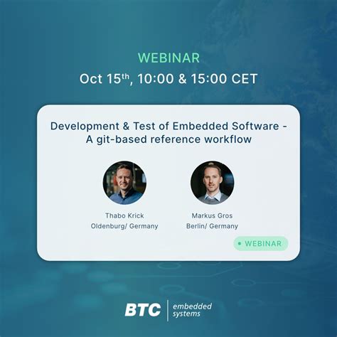 Thabo Krick On Linkedin Development And Test Of Embedded Software A Git Based Reference