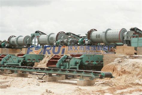 회중석 선광 공정 및 중력 분리 플랜트