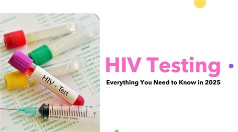 Types Of Hiv Tests World Hiv Day
