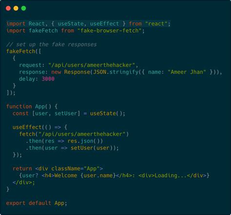 Fake The Fetch Requests In Browser During Development Rfrontend