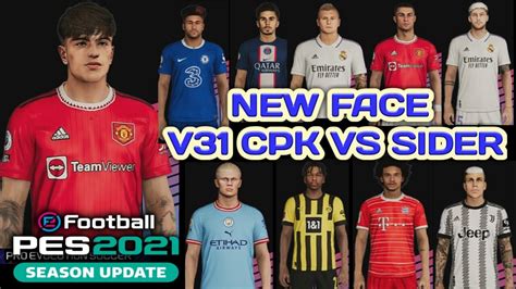 Pes 2021 Face New Garnacho Rjames Lsanel Ehaaland Tkroos J