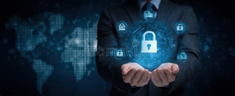 The Innovative Digital Lock Representing Cybersecurity And Data Protection Ai Generated Image