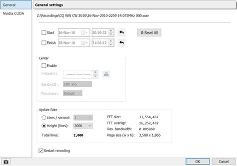 Analyser Software Defined Radio SDR Radio Com