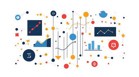 Abstract Graphic Featuring Charts Graphs And Colorful Elements Representing Data Visualization