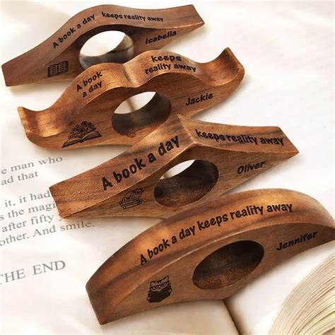 Personalized Book Page Holder Wander Prints
