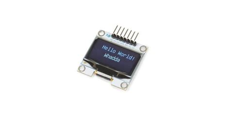 Whadda Écran Oled 1 3 Pour Arduino® Driver Sh1106 Spi Leroy Merlin
