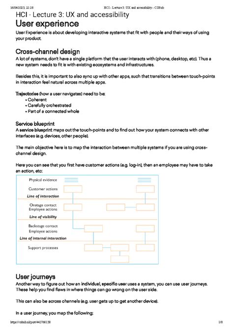 Hci Lecture 3 Ux And Accessibility Cshub Hci Lecture 3 Ux And Accessibility User