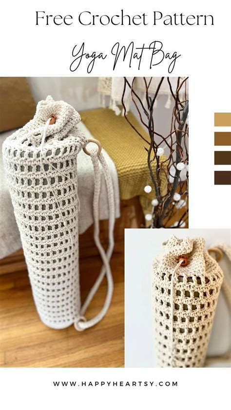Free Crochet Yoga Mat Bag Pattern