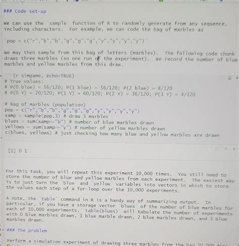 solved task 2 simulation of discrete distributions a bag