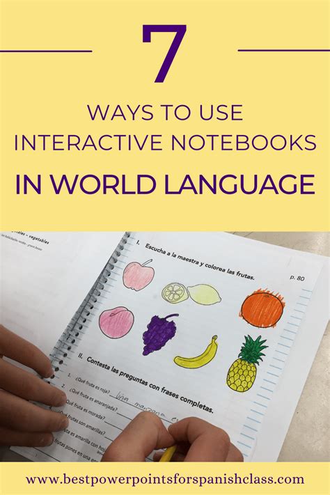 Interactive Notebooks 7 Ways To Use Them In The World Language Classroom