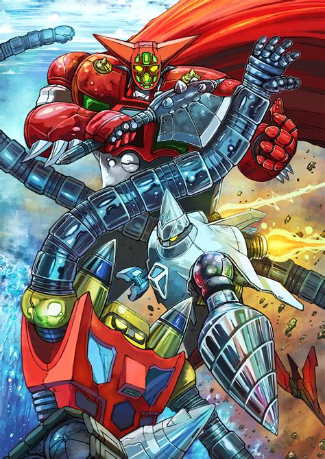 Yamanushi Getter 1 Getter 2 Getter 3 Ishikawa Ken Character Getter Robo Getter Robo