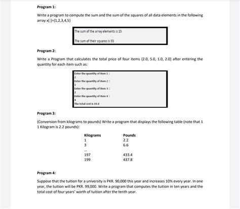 Solved Program Write A Program To Compute The Sum And The Chegg