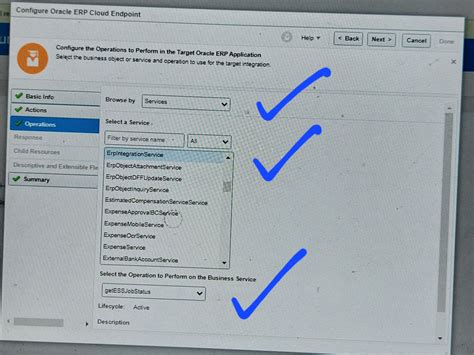 soalicious oic erp how to submit ess job and get job status from