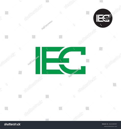Iec Logo Letter Monogram Design Stock Vector Royalty Free 2523338767 Shutterstock