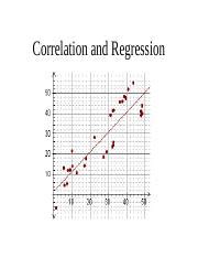 Understanding Correlation and Regression: Exploring | Course Hero