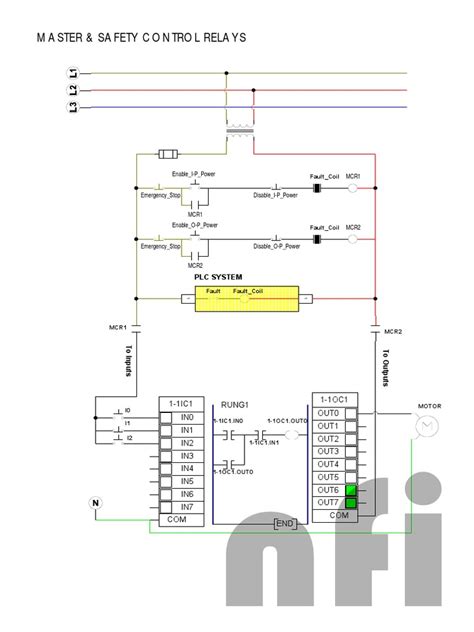 Plc Fault Contact Protection Diagram1 Pdf Electrical Engineering