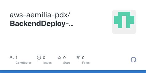 Github Aws Aemilia Pdxbackenddeploy Integtest Codegen Donottouch