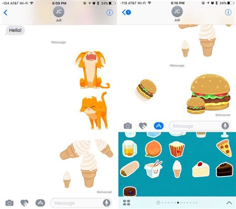Messages In Ios 10 How To Install And Use Sticker Packs Macrumors