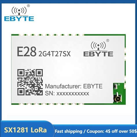 Ebyte E28 2g4t27sx Sx1281 Lora Wireless Module 2 4g Serial Port Module Iot Module Shop