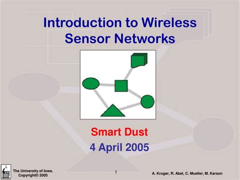 PPT Introduction To Wireless Sensor Networks PowerPoint Presentation ID