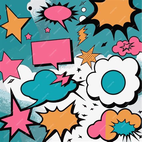 Premium Vector Comic Chat Bubbles In Various Shapes