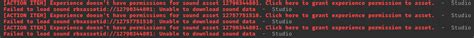 Audio Error Bug Scripting Support Developer Forum Roblox