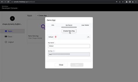 manage api keys