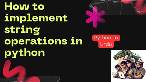 How to implement string operations in python - Courses for passouts - YouTube