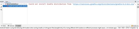Could not install Gradle distribution from 的解决办法 CSDN博客