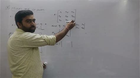Minors Cofactors Method To Find Minors And Cofactors Determinants